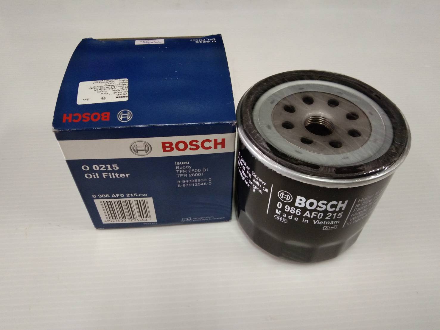 กรองน้ำมันเครื่องISUZU TFR Bosch oil filter AF0215 รุ่นมังกรทอง/ดราก้อน ...