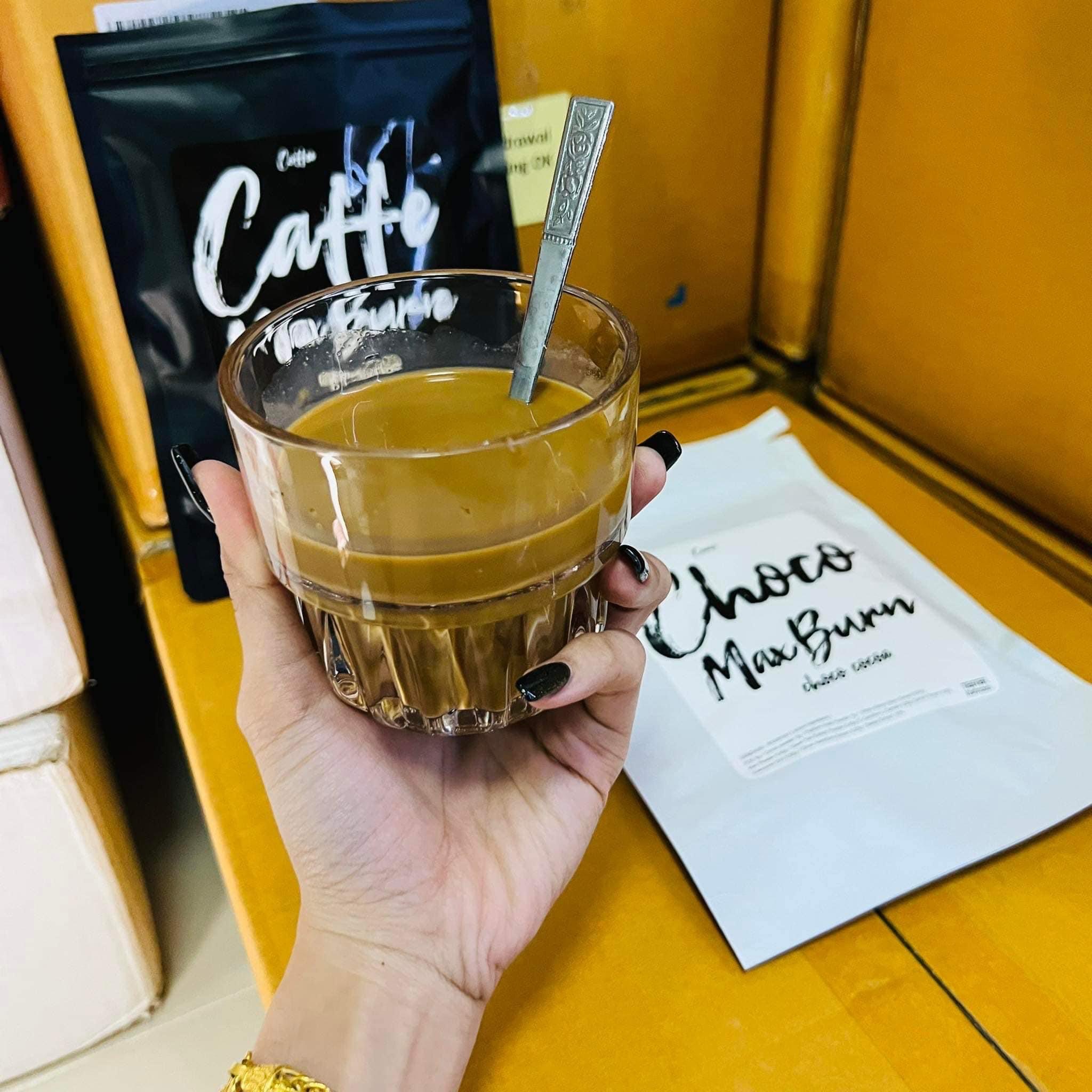 Max Burn โกโก้+กาแฟ คุมหิว ชงอิ่มพี่หนิง ของแท้100% ( 1 กล่อง ...