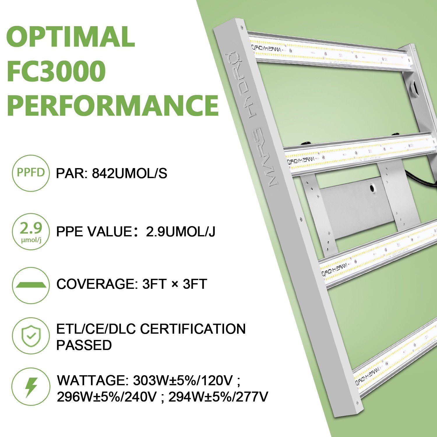 [ส่งฟรี] Marshydro FC3000 Grow Bars 300W 4 Bars IR UV ไฟปลูกต้นไม้ Grow ...