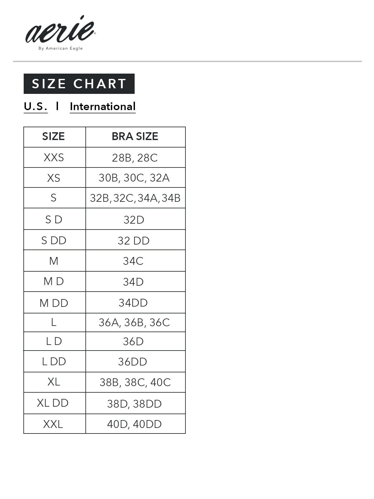 Aerie Real Happy Plunge Push Up Bra เสื้อชั้นใน ผู้หญิง( ABR 073-4893 ...