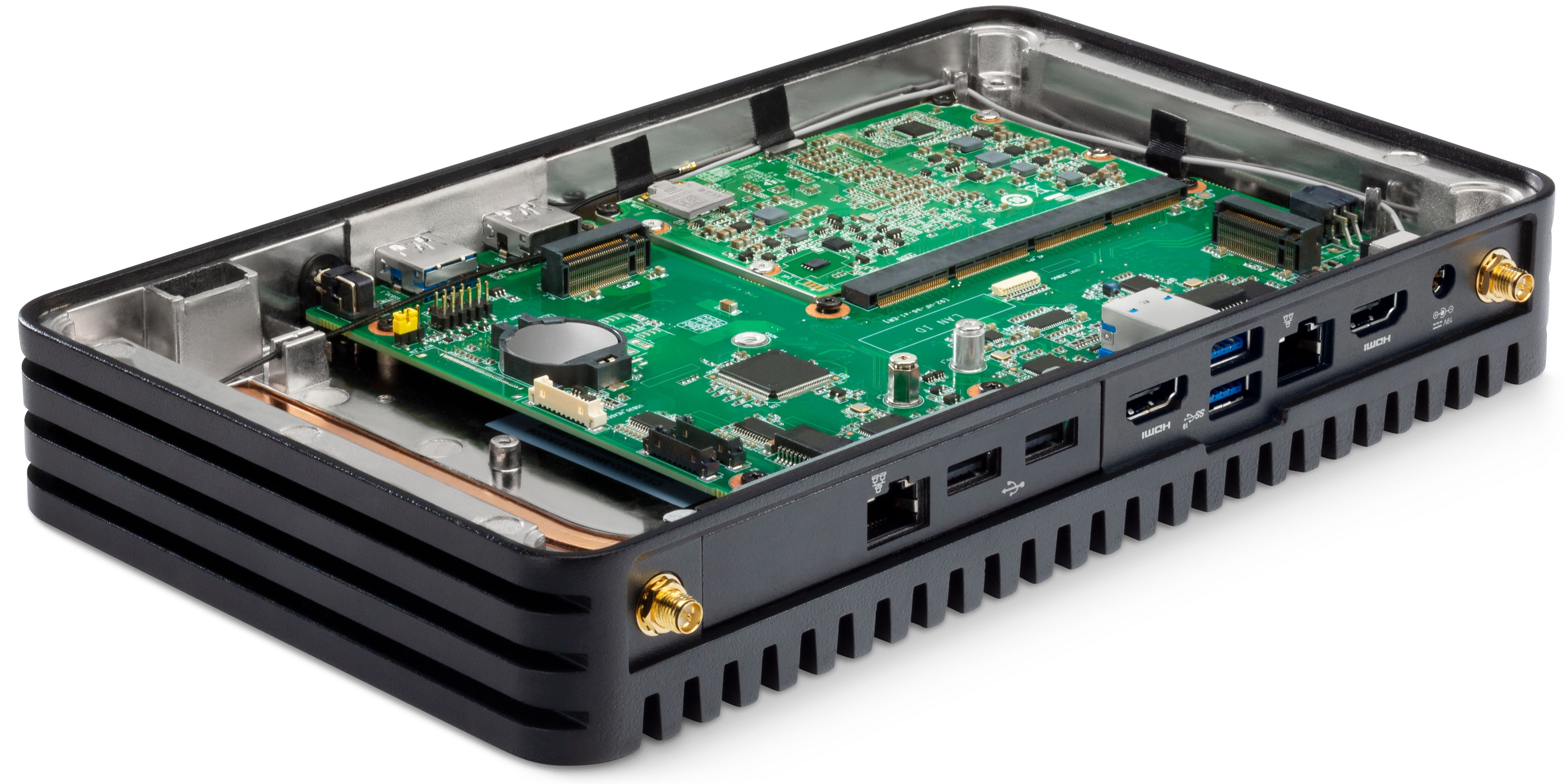 Intel® NUC Rugged Chassis Element CMCR1ABB (Fanless Dual Lan) สินค้าพร้อมจัดส่ง By Elysium ...