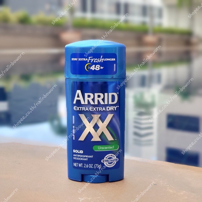 Arrid Extra Extra Dry XX Antiperspirant Deodorant, Solid 2.6 oz (73g ...