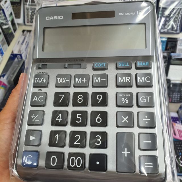 เครื่องคิดเลข CASIO DM-1200FM 12หลัก (รับประกัน 2 ปี) เครื่องคิดเลข ของ ...