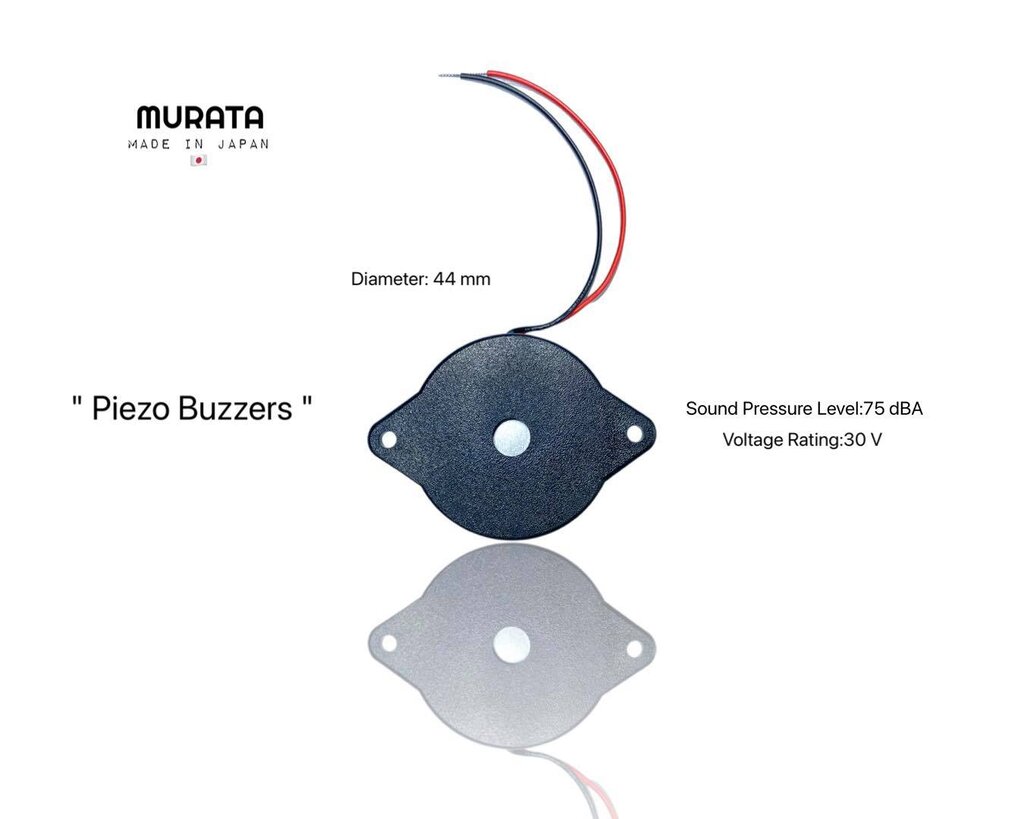 Piezo Buzzer 30Vpp เปียโซ่บลัซเซอร์ ''MURATA'' Piezo Buzzers & Audio ...