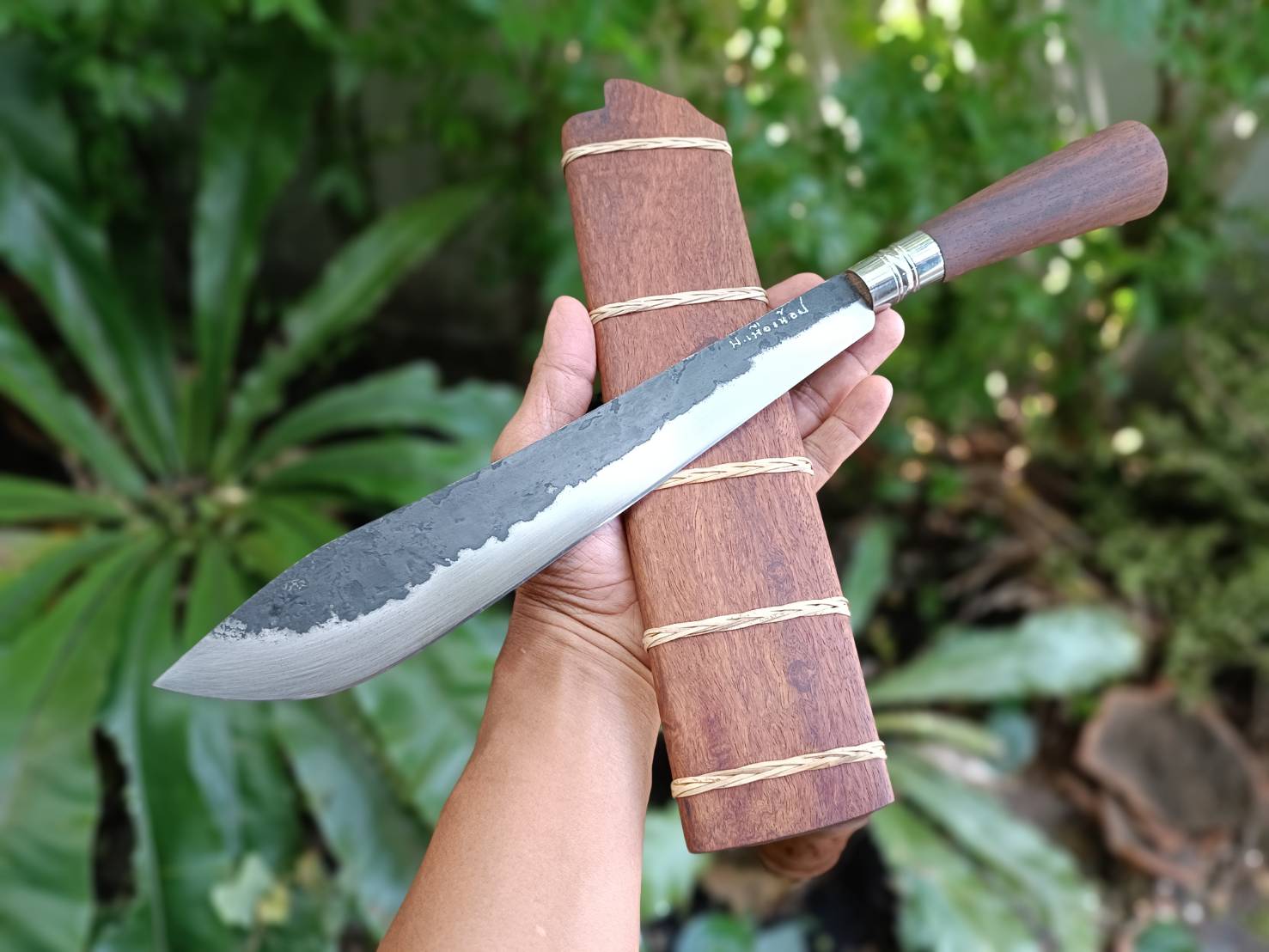 มีดเหน็บ อีเหน็บ (E-Nep) มีดอีเหน็บ มีดเดินป่า มีดแคมป์ มีดใช้งาน มาเชเต้ มีดควาญ ใบ 11” SUP9 ...