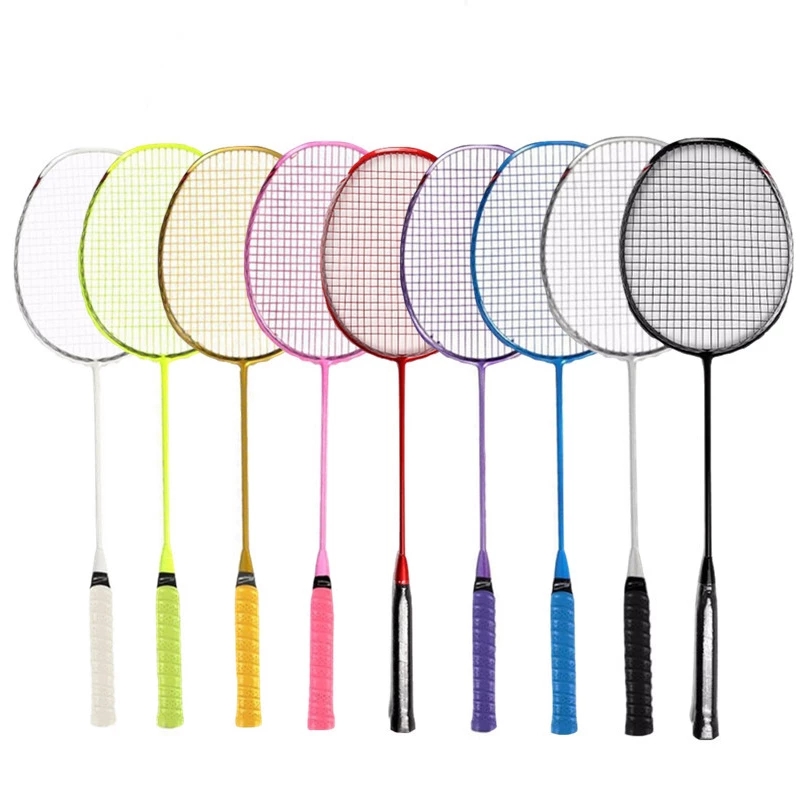 Full Carbon Professional Badminton Racket 5U Ultralight Offensive ...