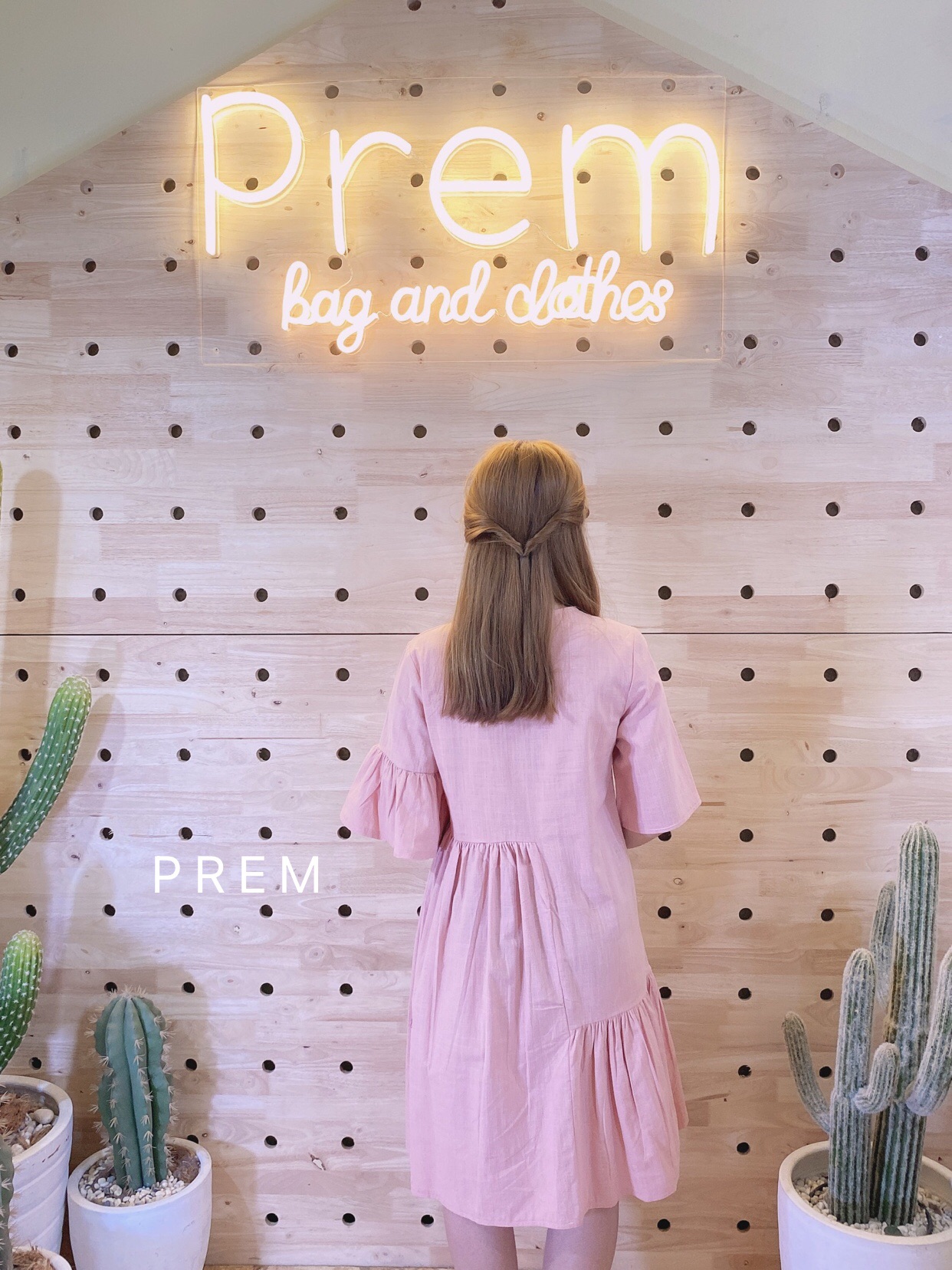 PREM Bag & clothes ????เดรสผ้าลินินผสมฝ้าย ระบายแขนข้างเดียว - Prem Bag ...