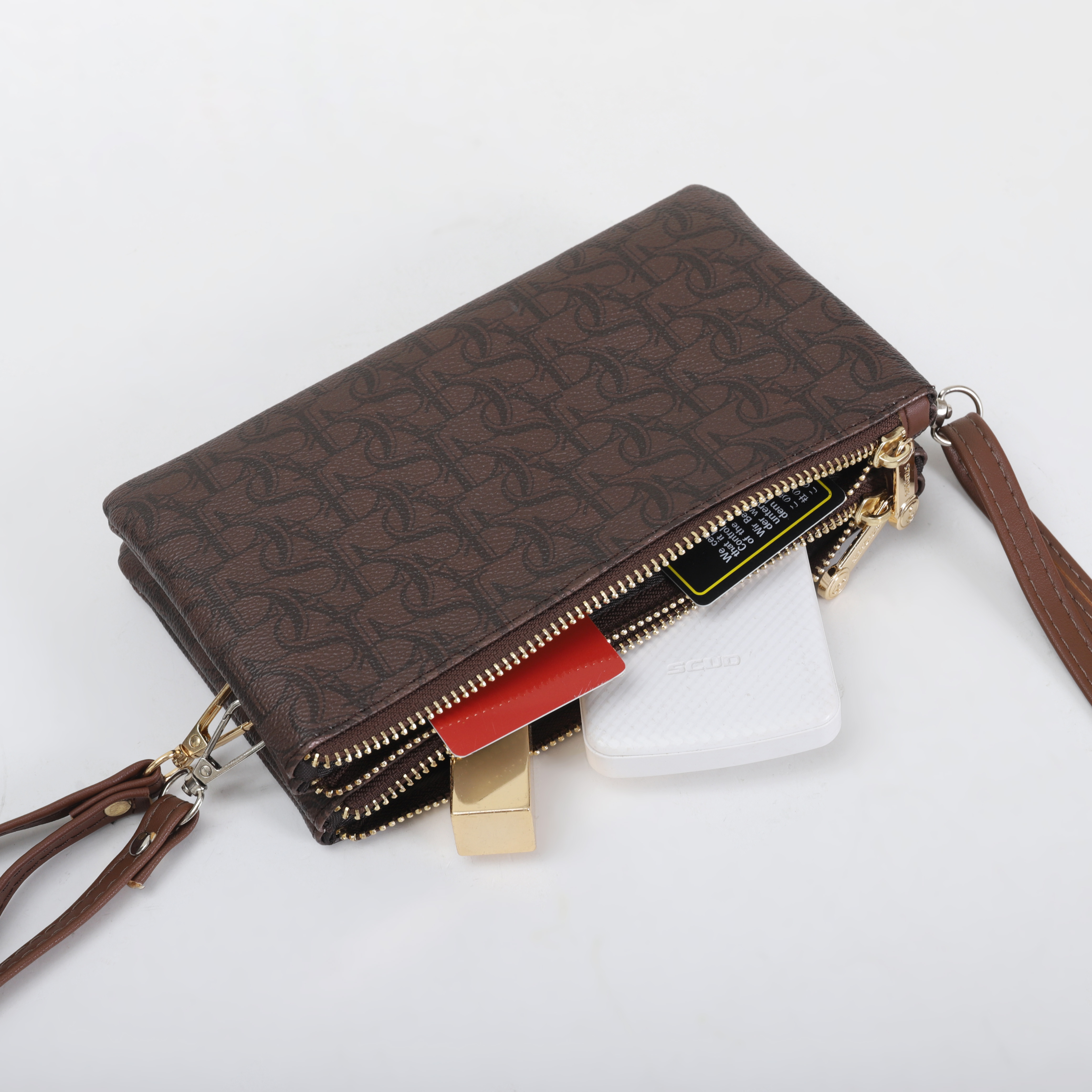 พร้อมส่ง กระเป๋าสะพายไหล่/สะพายข้าง แฟชั่น ผู้หญิง STARCATE-S202 กระเป๋าสตางค์ใบยาว หนังPU ช่อง ...