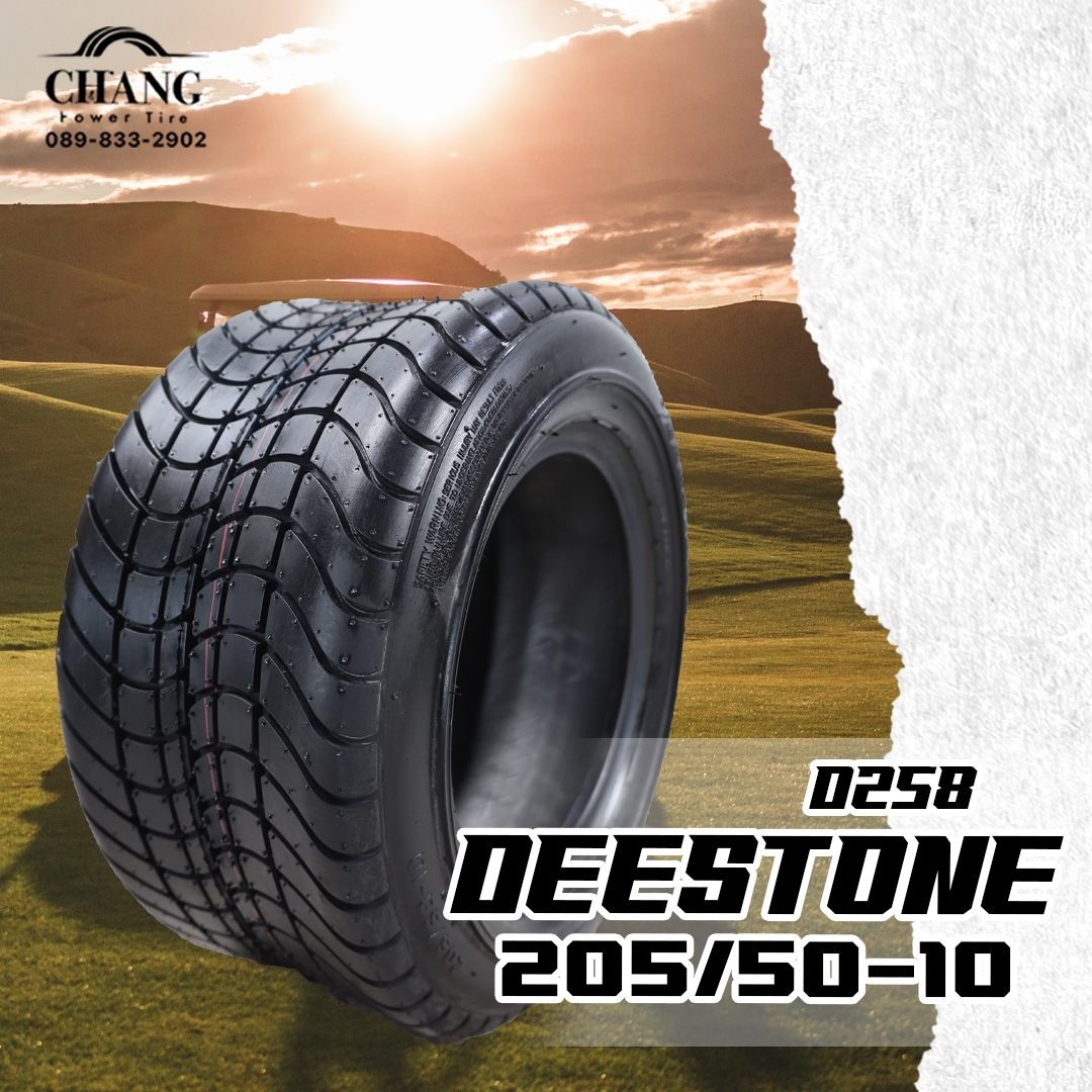 20550-10 รุ่นD258 ยี่ห้อDEESTONE ยางรถกอล์ฟ - Chang Power Tire - ThaiPick