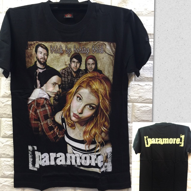 Rock Bands Paramore Black T Shirts COD 100 cotton Men T Shirt Size XS ...