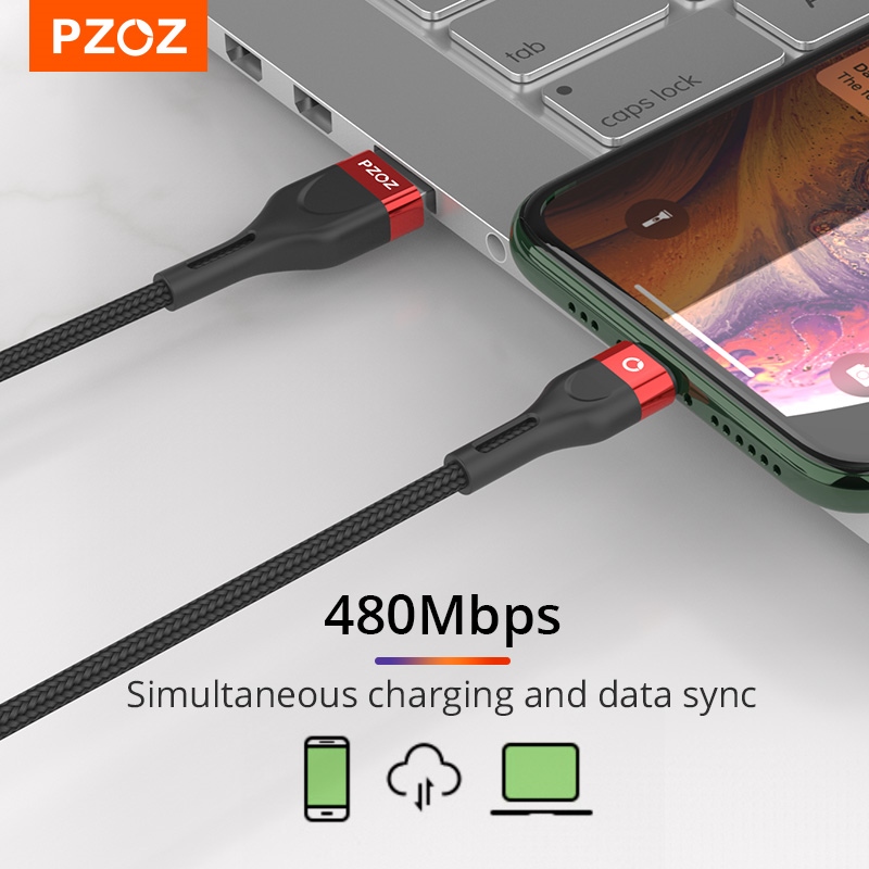 PZOZ USB Cable For iPhone 13 12 11 Pro Max SE X XS 8 7 6 6s Plus 5 5S ...