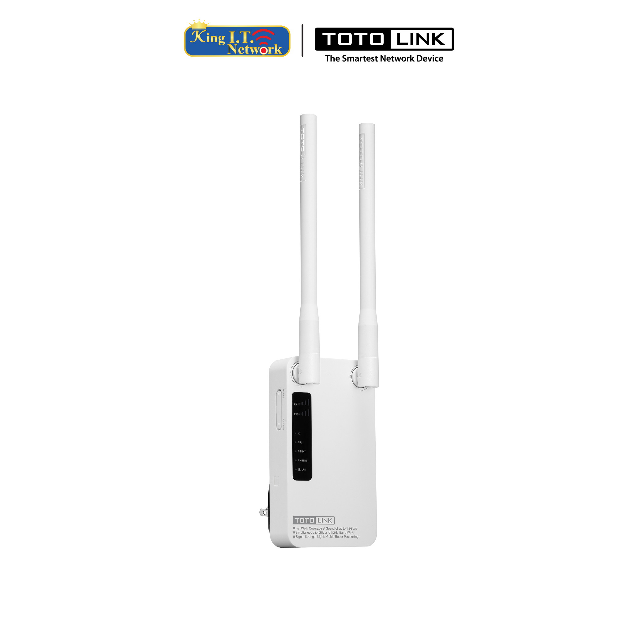 TOTOLINK EX1200M AC1200 Wi-Fi Range Extender Dual Band - KING I.T ...