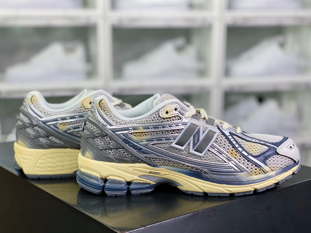 NB_New_Bailun_M1906R mesh silver gray casual running shoes retro dad ...