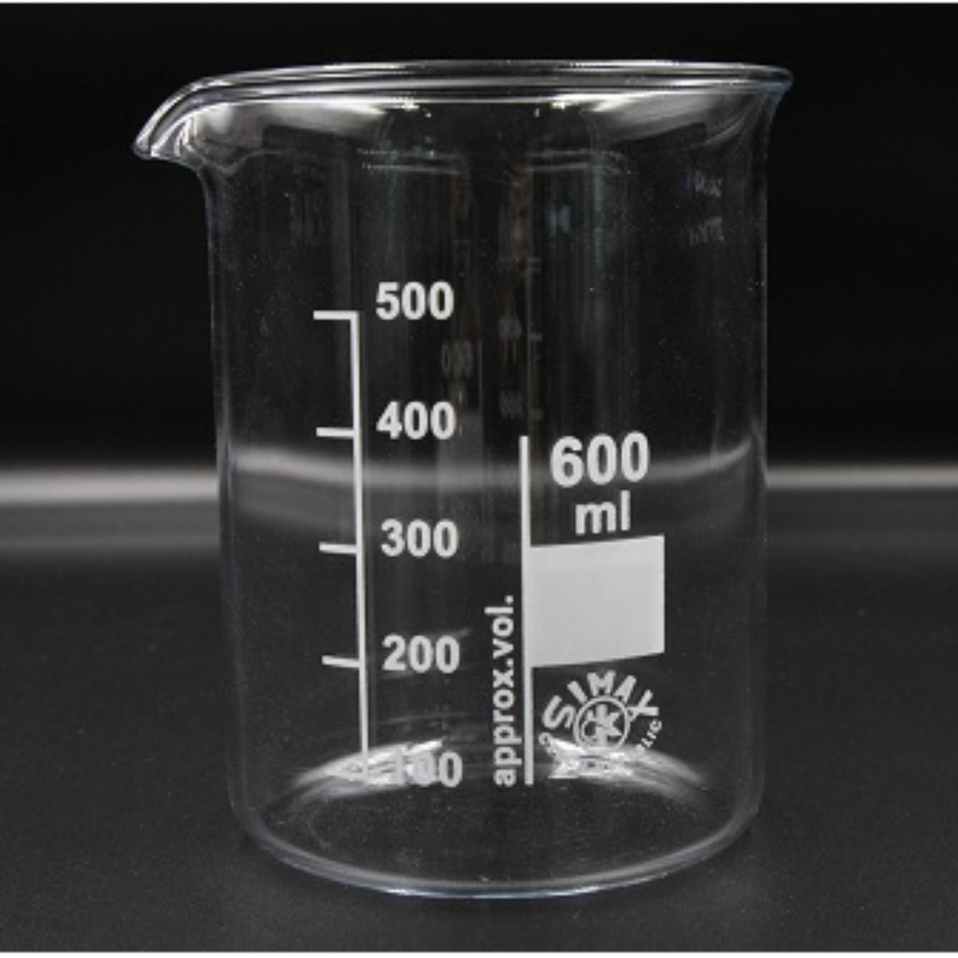 บีกเกอร์ บีกเกอร์แก้ว Beakers low form 600 ml. SIMAX Easy Lab | Lazada ...