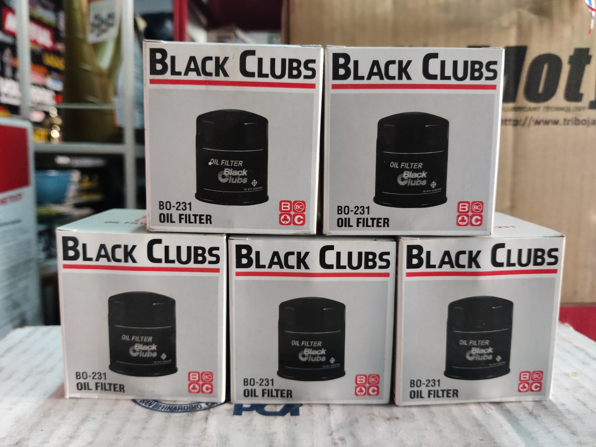 Black Clubs กรองน้ำมันเครื่อง สำหรับ Nissan ต่อ1ชิ้น - Engine Racing Oil Shop - ThaiPick