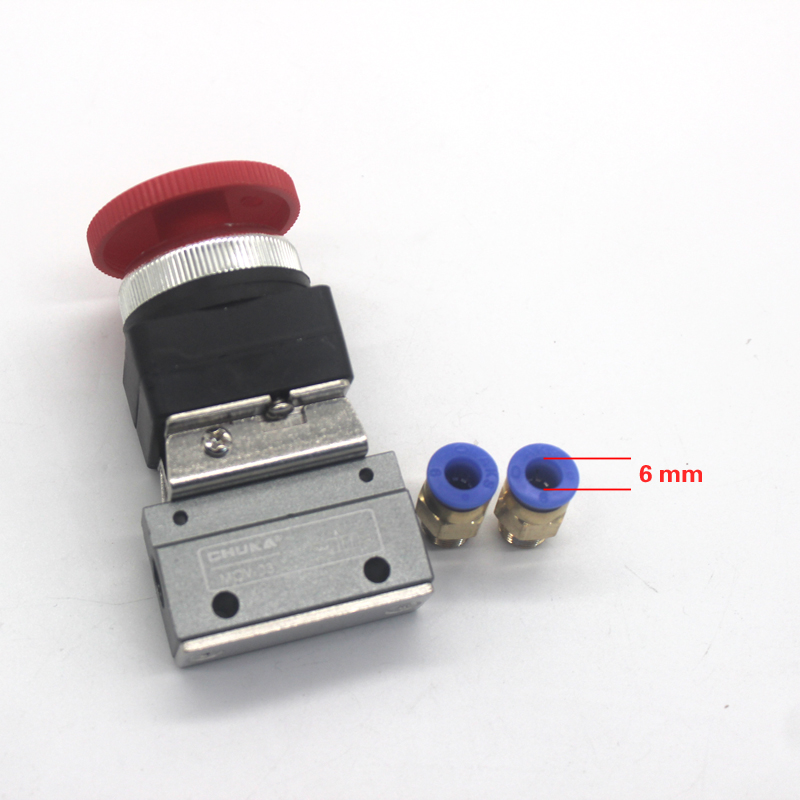 Mechanical Air Valve MOV-03 Hand Manual Valves 2 Position 3 Way 1/8 ...