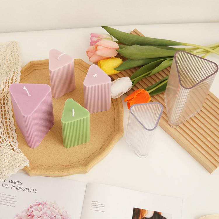 Triangular Candle Moulds PCCandle Molds DIY Handmade European Soap ...
