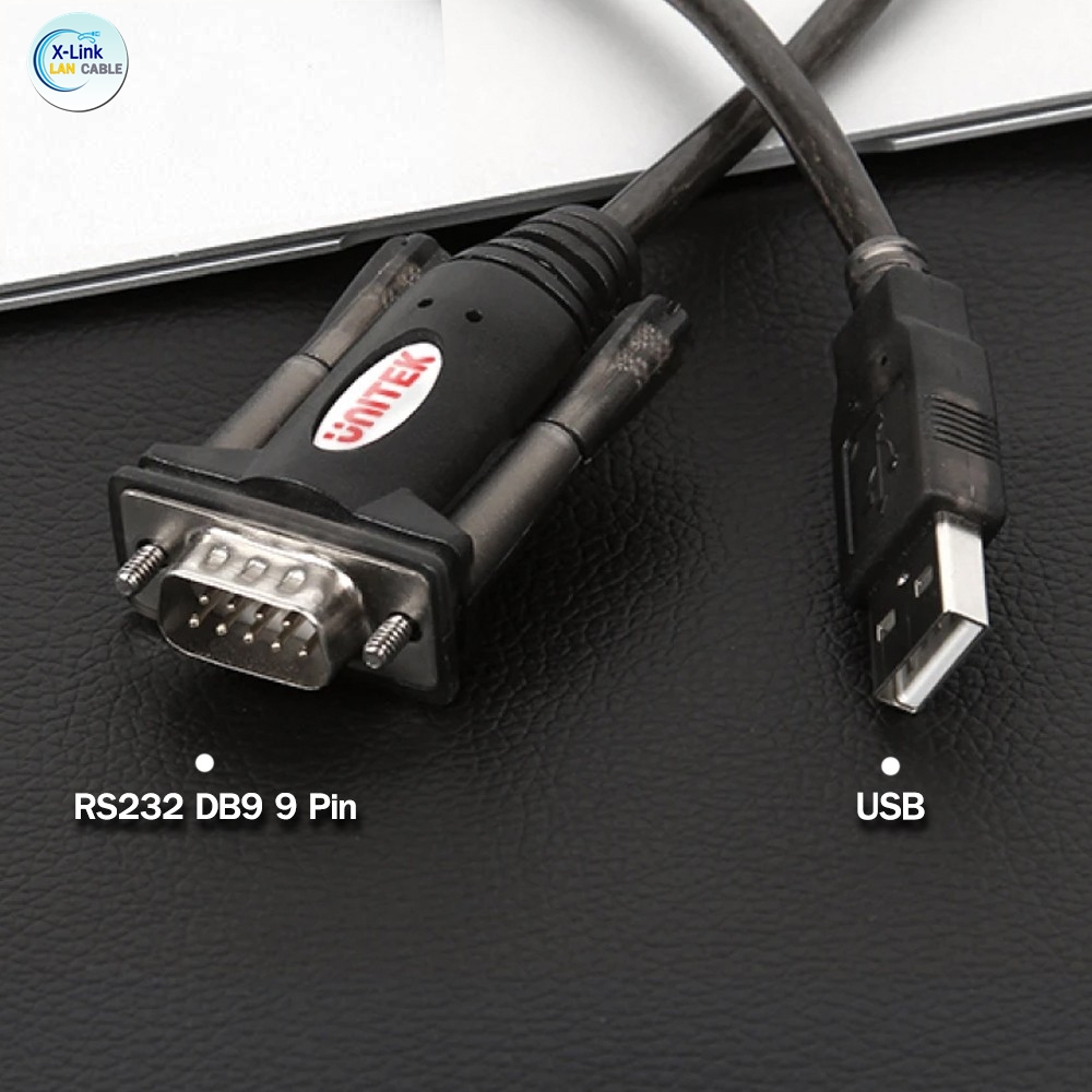 USB to Serial RS232 Cable Transmission rate up to 250 kbps.ยาว1.5ม. ...