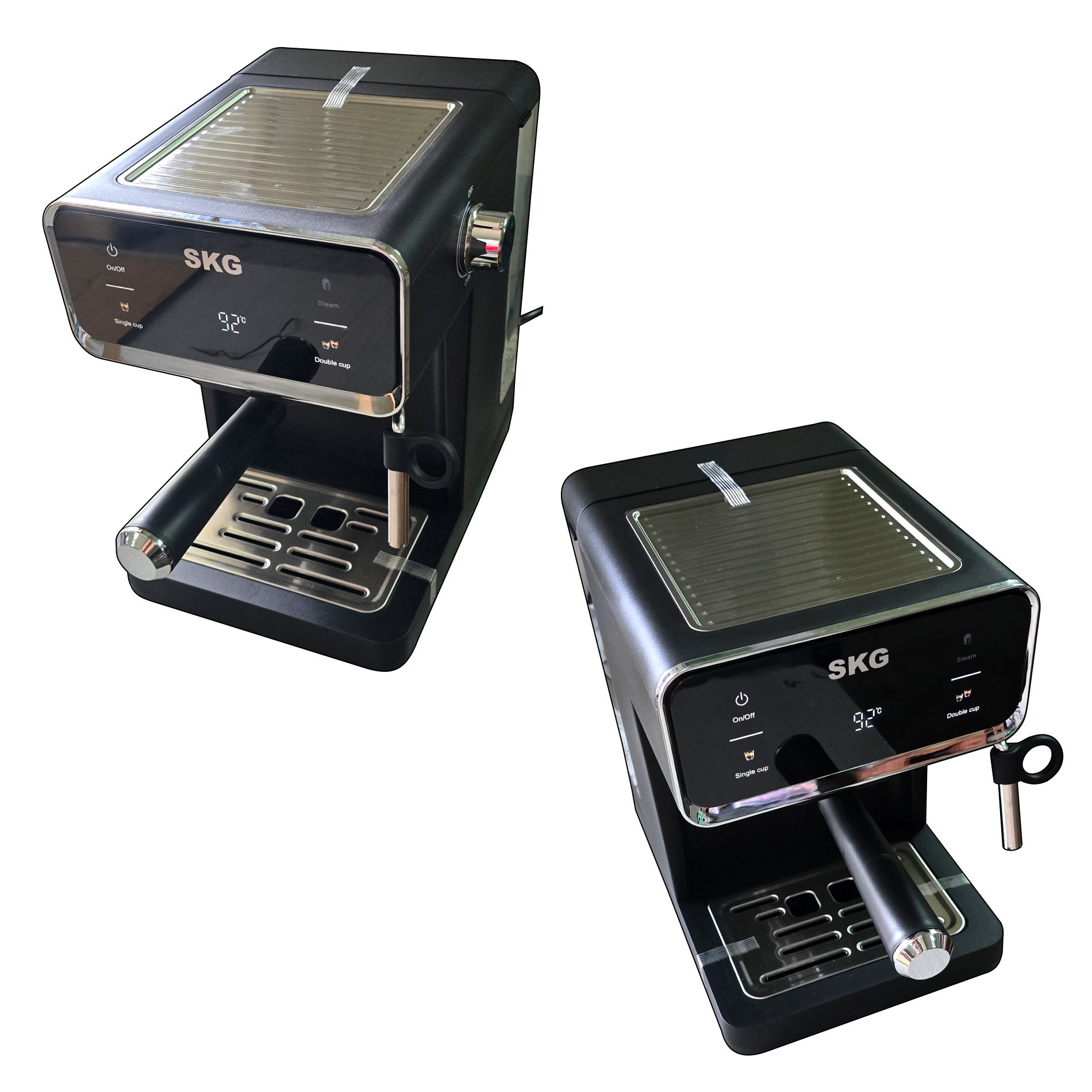 SKG เครื่องชง กาแฟสด 1050W จุน้ำ1.6ลิตร แรงดัน20บาร์ หน้าจอปุ่มสัมผัส รุ่น SK-1207 สีดำ ฟรี ถ้วย ...