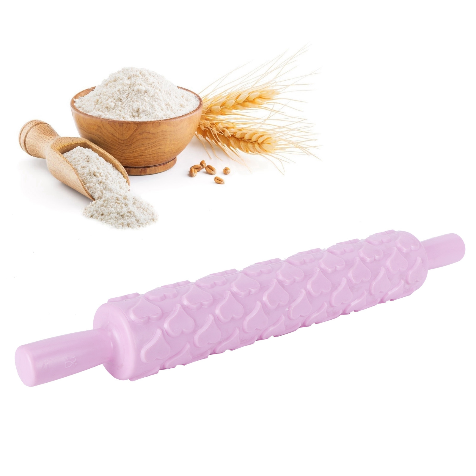 Fondant Cake Rolling Pin Embossing Roller เบเกอรี่คุกกี้เครื่องมือตก ...