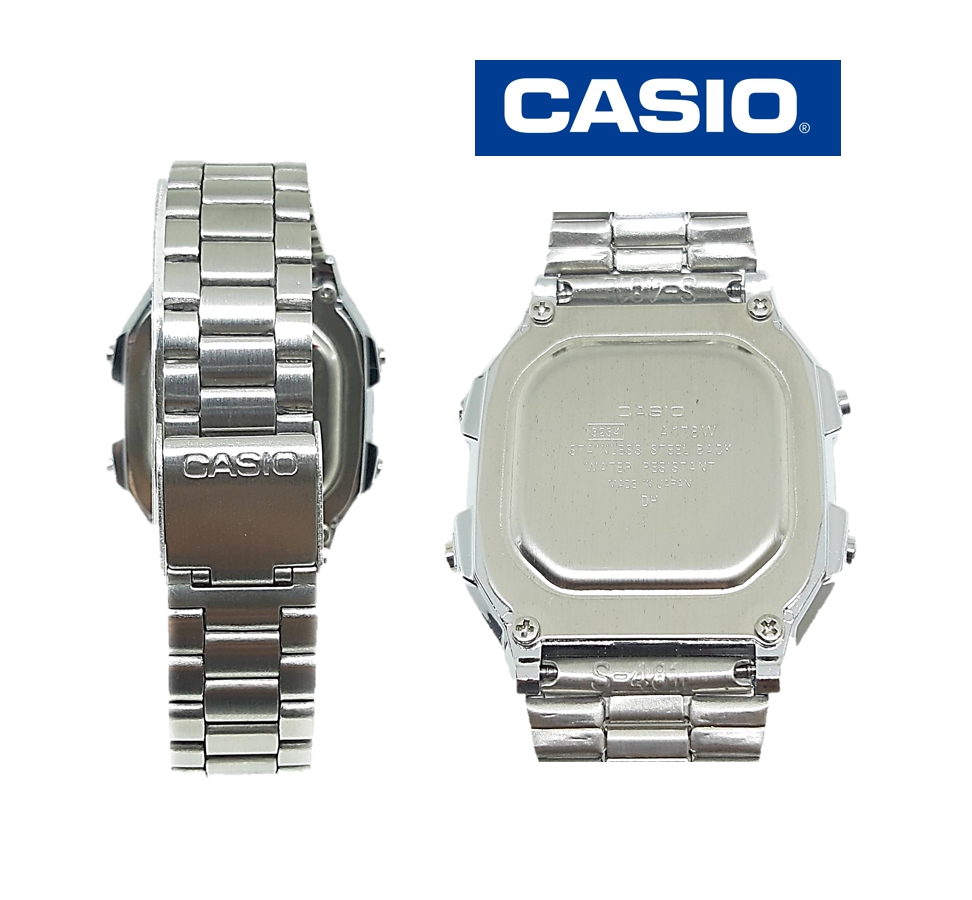 นาฬิกาแฟชั่น CASlO ฟรีกล่อง นาฬิกาข้อมือผู้หญิงผู้ชาย นาฬิกาคาสอโอ้ สีทอง สายเหล็ก นาฬิกาคาสิโอ้ ...