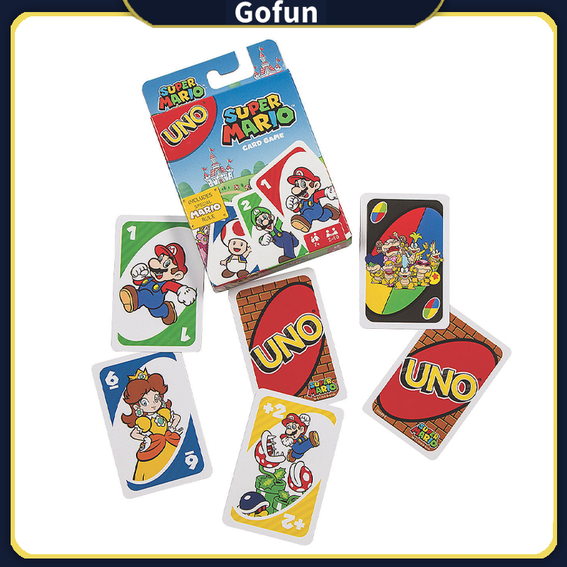 UNO Card Game Super Mario uno Board Game For 2-10 Players Ages 7Y ...