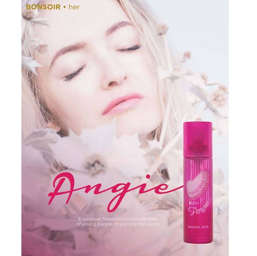 BONSOIR Angie Perfume Spary น้ำหอม บองซัวร์ แองจี้ เพอร์ฟูม สเปรย์ 22 ...