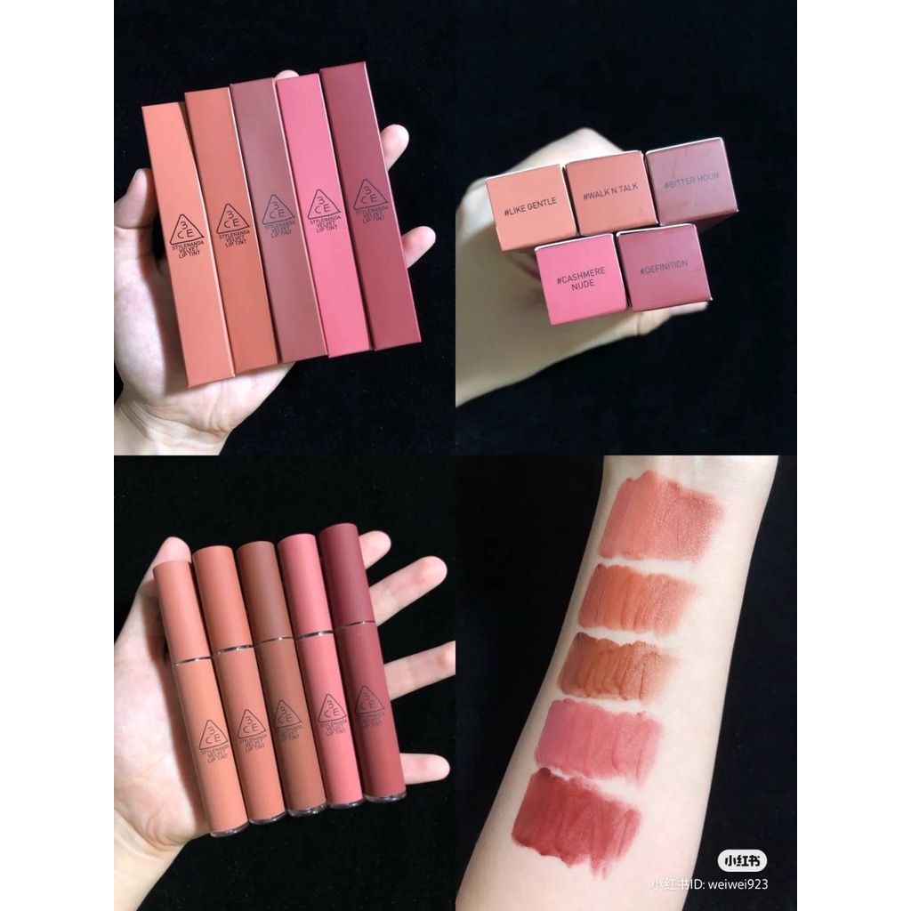 (แท้/พร้อมส่ง) 3CE VELVET LIP TINT 5 สีใหม่ - PUPPEARY SHOP - ThaiPick