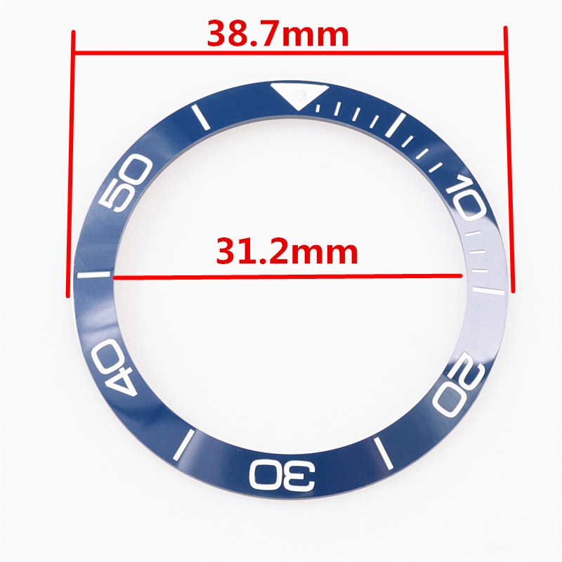 Blue Green Black Luminous Ceramic Bezel Insert Dial for Longines ...