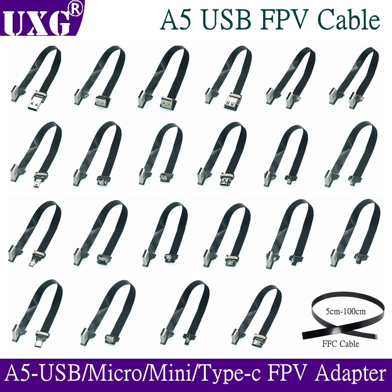 A5 FPV Monitor Standard USB Type-C Super Flat flexible FPC Charging ...