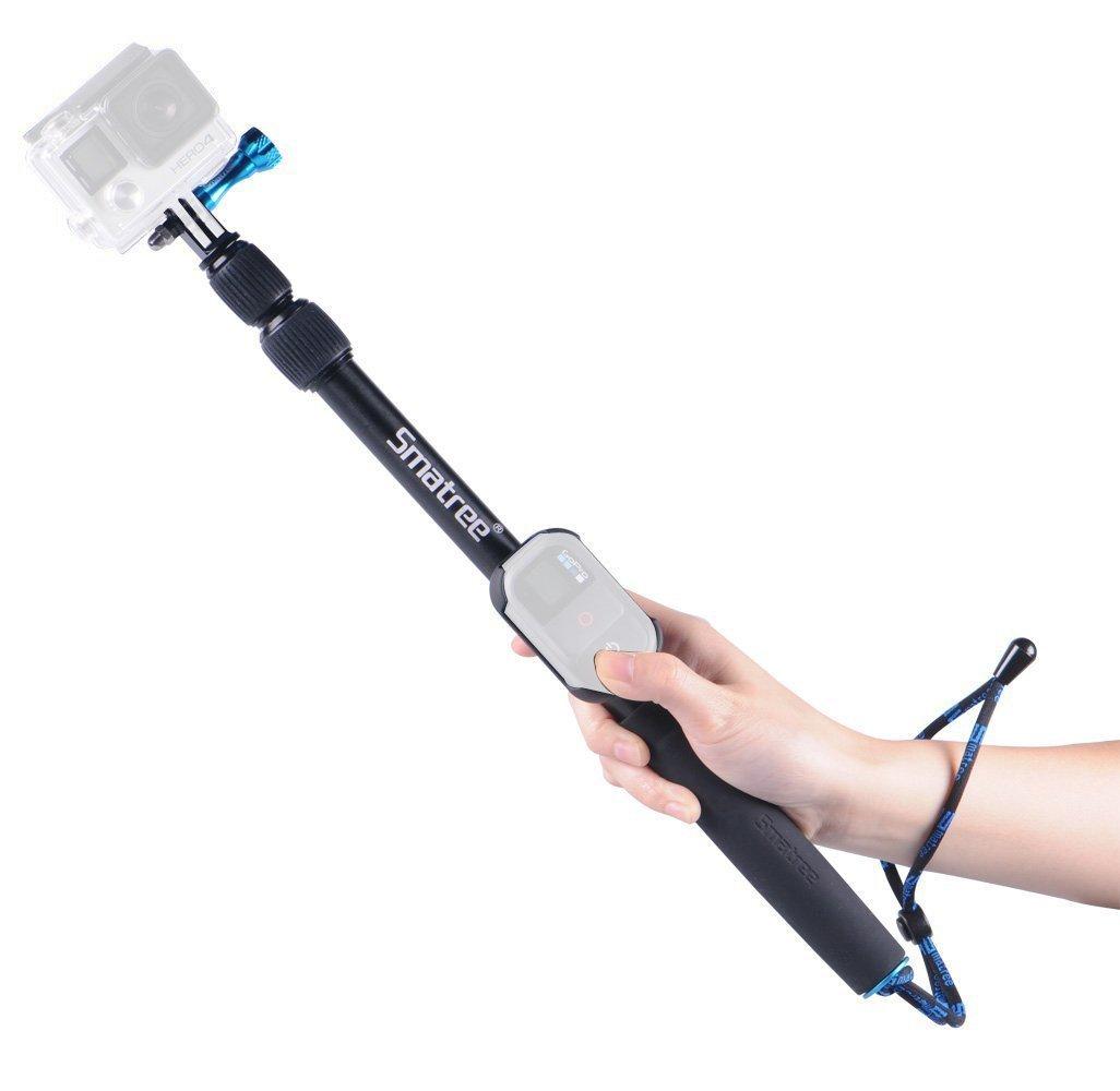 Smatree SmaPole S2 Gopro Handheld Pole integrated with Tripod Mount ...