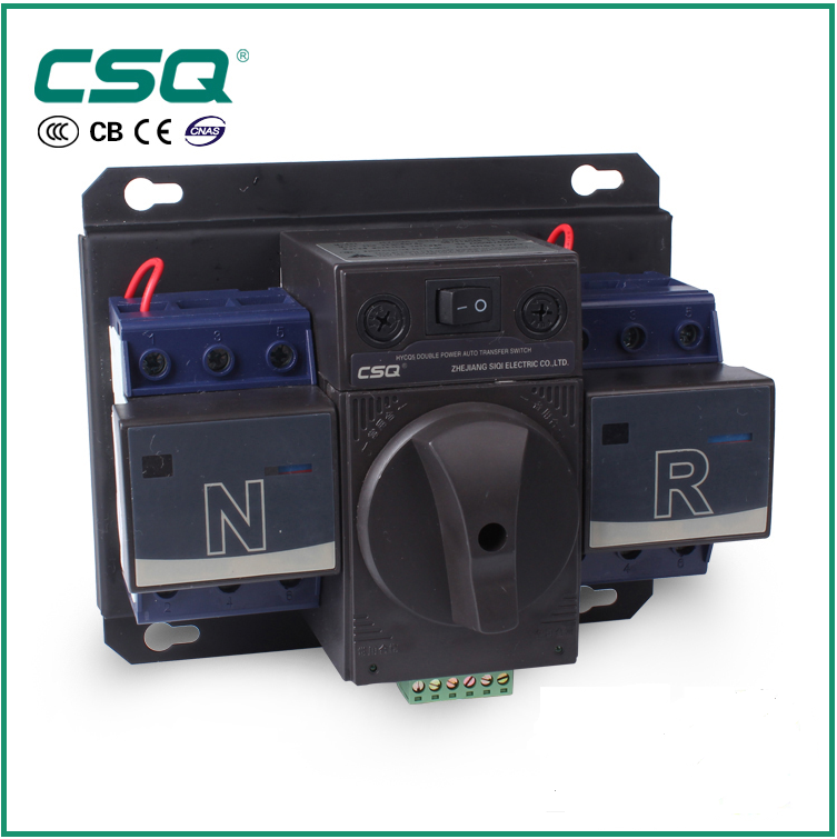 ATS CSQ เอทีเอสสวิทช์ 3 เฟส 380V 3 โพล 32A สวิตช์เปลี่ยนแหล่งจ่ายไฟฟ้า ...