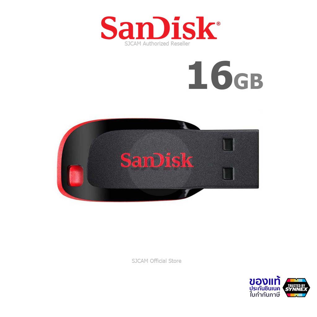KG SanDisk Flash Drive CRUZER BLADE USB 2.0 16GB Black (SDCZ50016GB35 ...