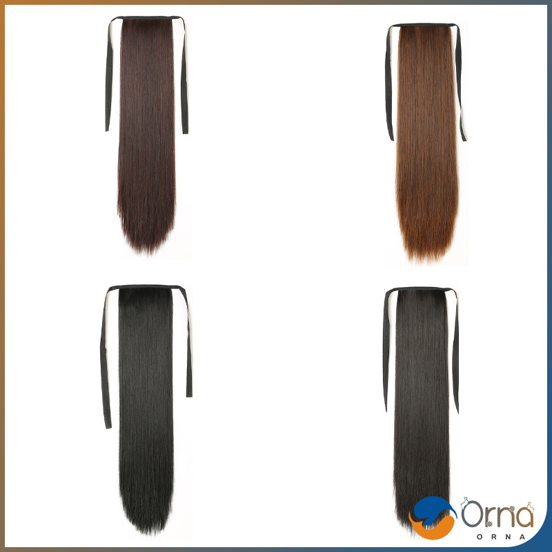 Orna วิกผมหางม้าตรง หางม้ารัดๆ ที่คาดผมปลอม หางม้าปลอม ผมตรง wig ...