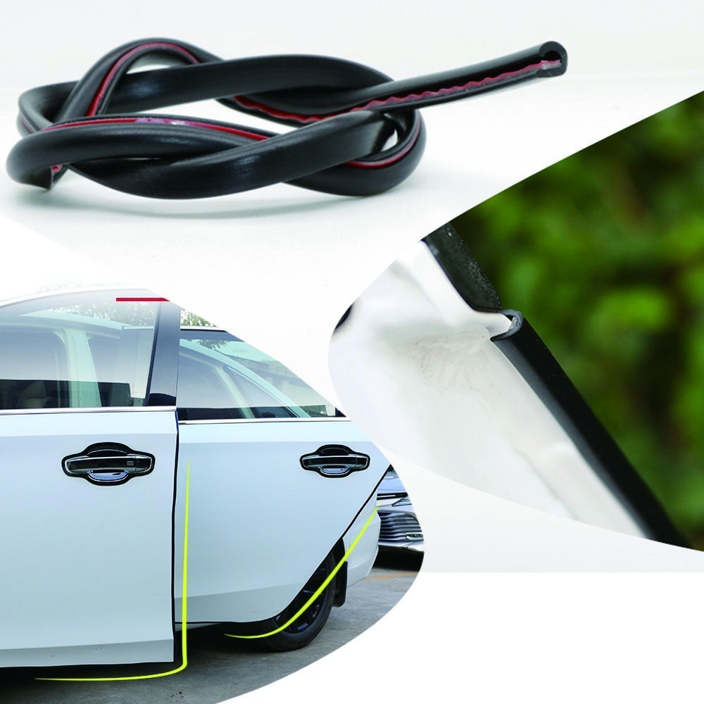 5MLot Auto Universal Car Door Edge Rubber Scratch Protector Moulding ...