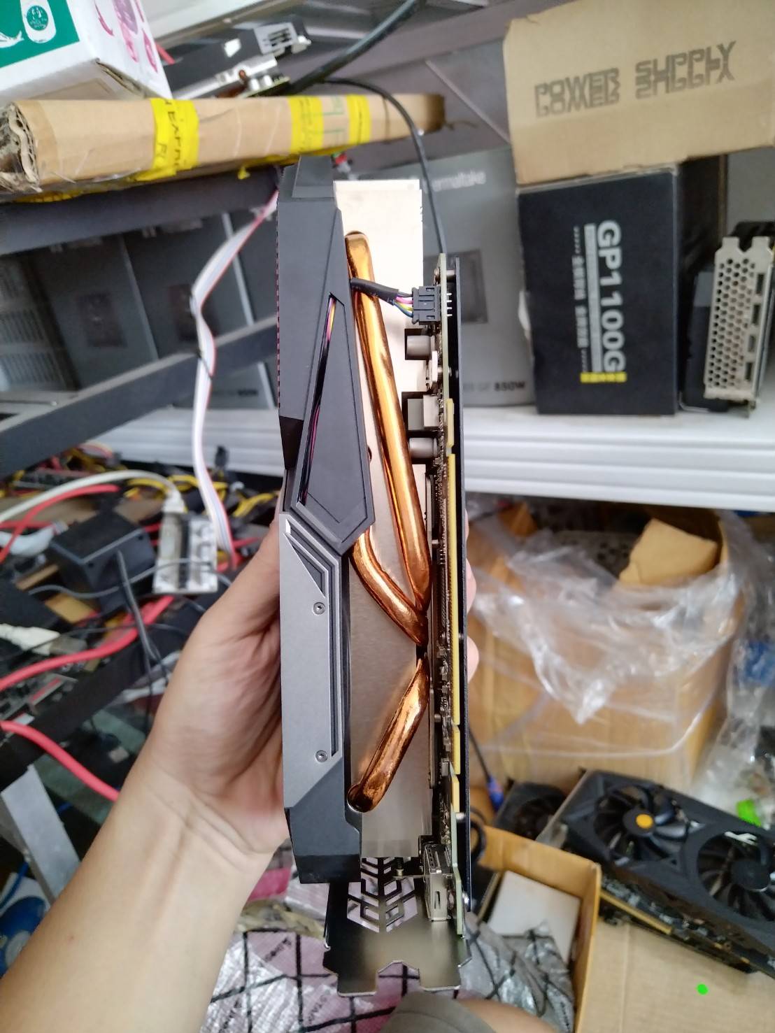 การ์ดจอ VGA RX 5600 AsRock Phantom Gaming 6GB D5 2fan สวยๆ OEM ใช้งาน ...