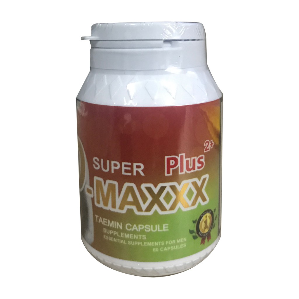 Super D-Maxxx Plus ซุปเปอร์ ดีแม็กซ์พลัส พลังคูณ 2 สูตรใหม่ 1 กระปุก 60 ...
