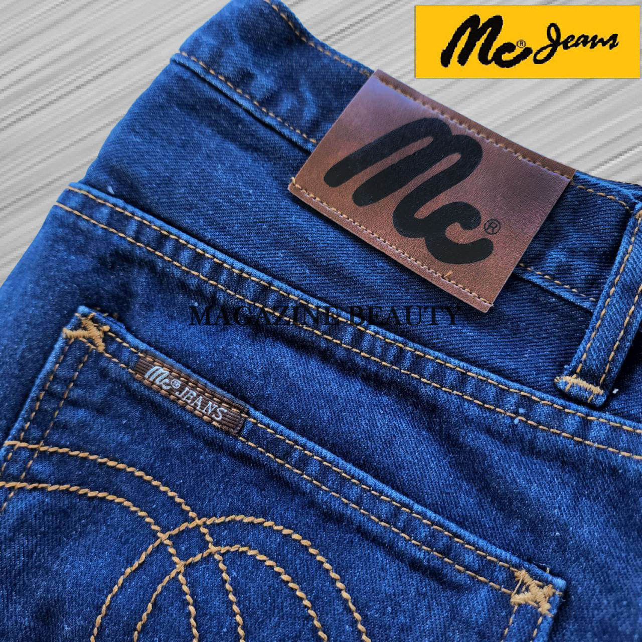 Mc Jeans กางเกงยีนส์ กระบอกใหญ่ สี Jeans (ซิป) พร้อมส่ง1 - MAGAZINE ...
