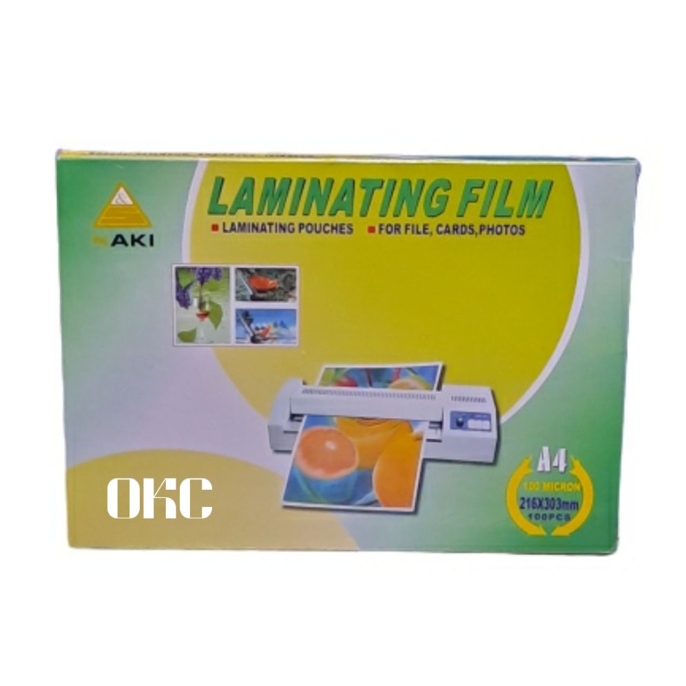 พลาสติกเคลือบบัตร A4 Naki ขนาด 100 ไมครอน ( 1 กล่อง ) | Lazada.co.th