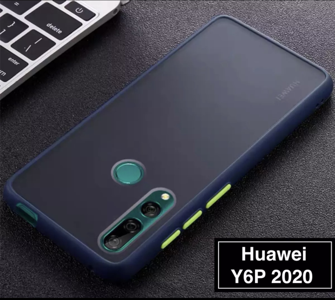 [ พร้อมส่ง ] Case Huawei Y6P 2020 เคสหัวเว่ย เคสกันกระแทก ปุ่มสีผิวขุ่น ...