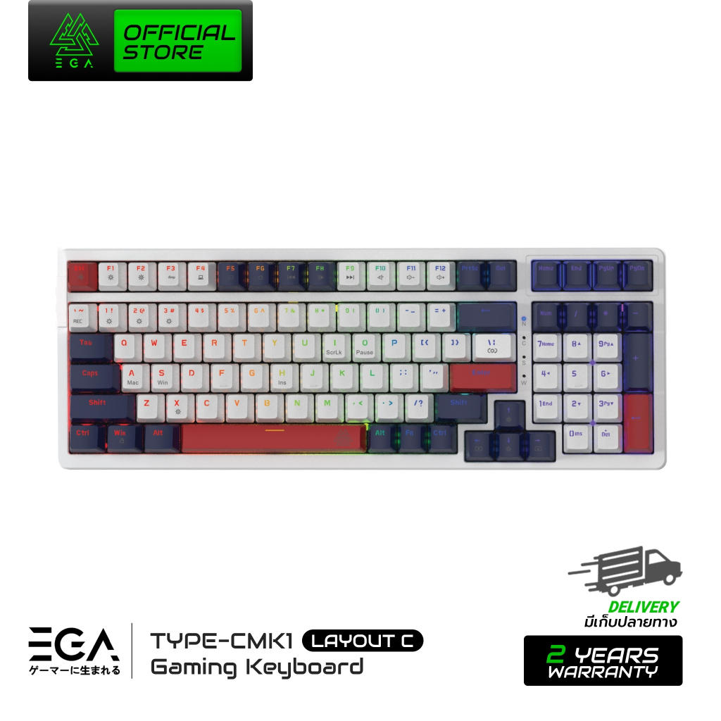 EGA TYPE CMK1 Mechanical Keyboard CIY ได้ มีให้เลือก 4 ดีไซน์ 2 สวิตต์ ...