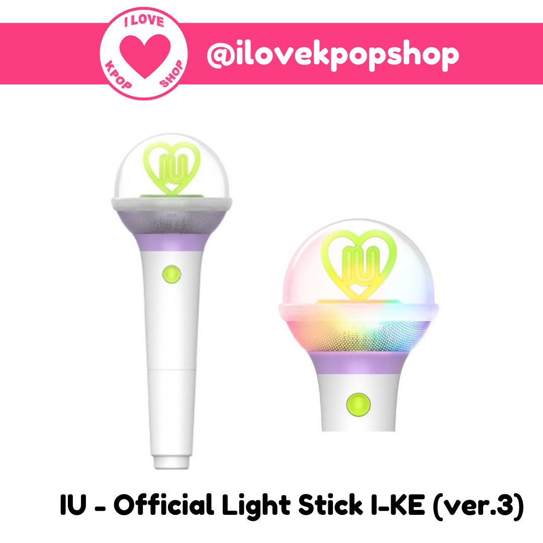 พร้อมส่ง ได้รับของแถม IU OFFICIAL LIGHT STICK VER.3 I-KE แท่งไฟIU แท่ง ...