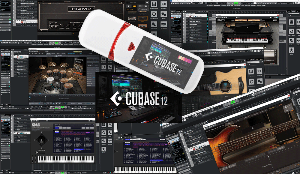Cubase 12 Pro พร้อมปลั๊กอินคุณภาพ กลอง, เบท, เปียโน, Kong ซินธิไซเซอร์ ...