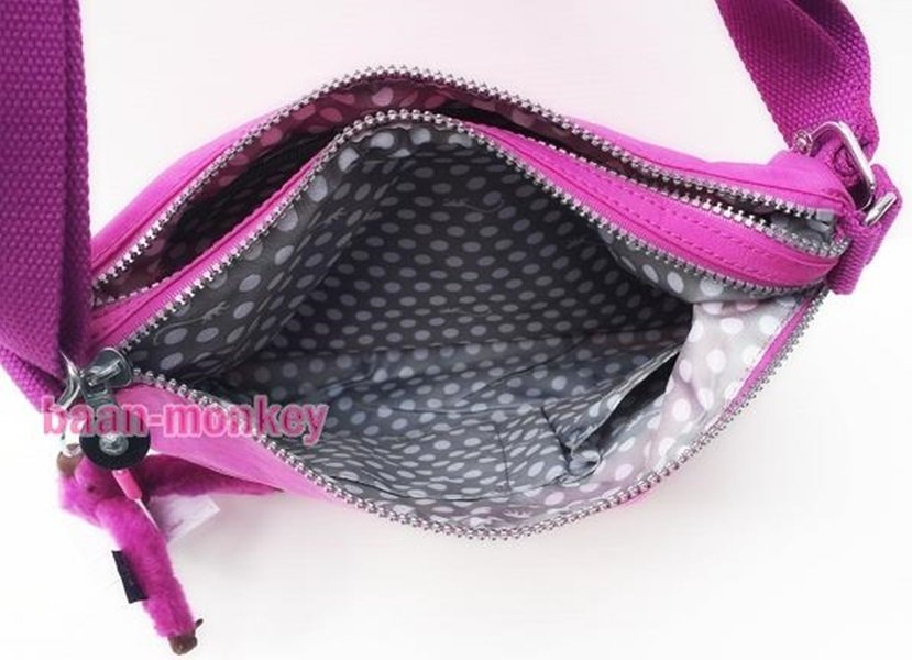 KIPLING SHOP ของแท้เบลเยี่ยม กระเป๋าสะพาย Kipling Alvar Pink Orchid ...