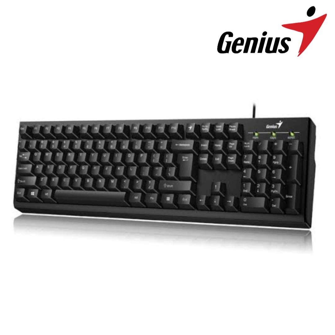 คีย์บอร์ด Genius KB-100 ให้สัมผัสการพิมพ์ที่สบาย แม่นยำ ด้วยปุ่มกดที่ ...