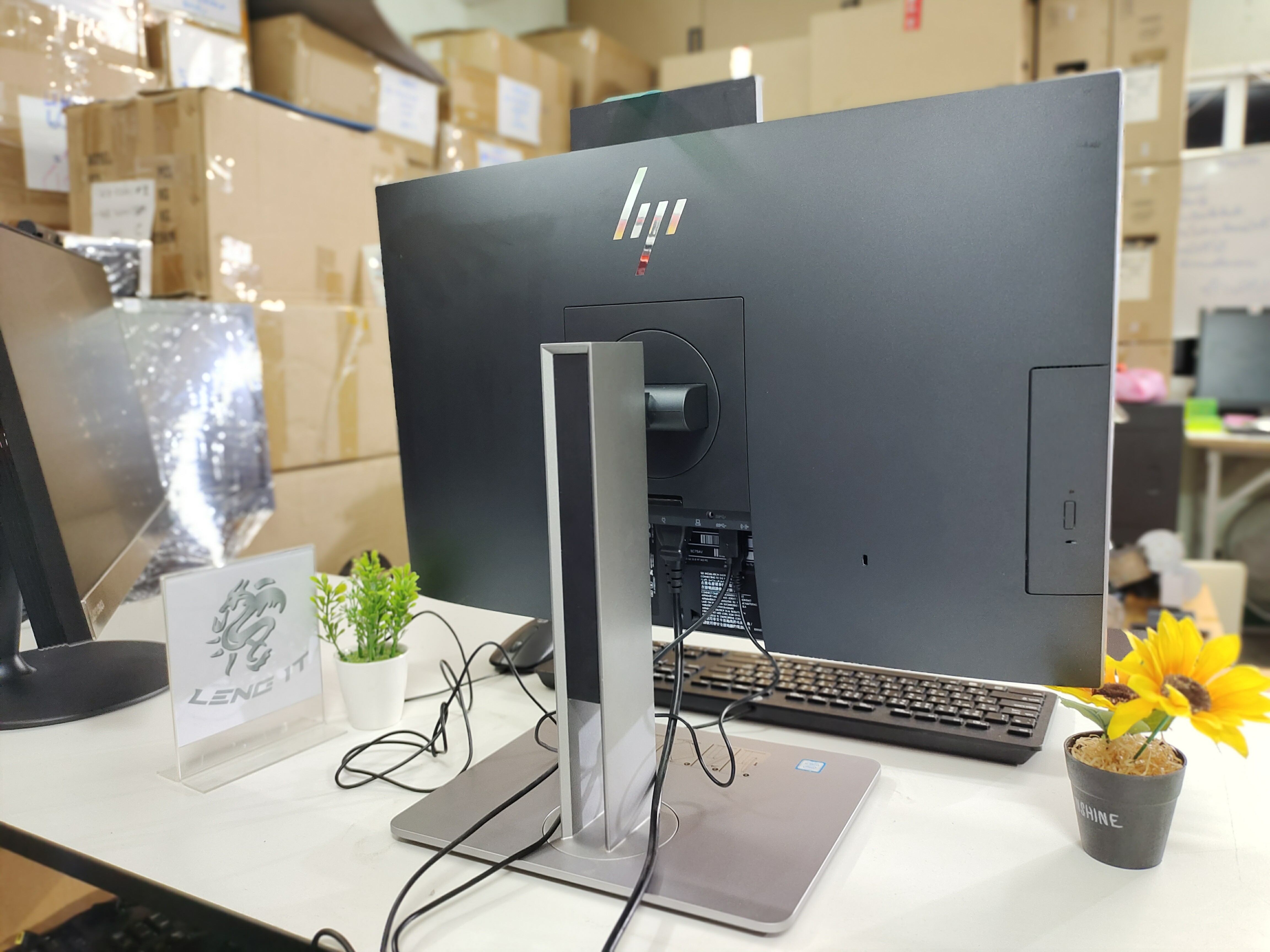 HP คอมพิวเตอร์ All in one EliteOne 800 G3 มือสองi5-7500 3.4Ghz 4C4T ...