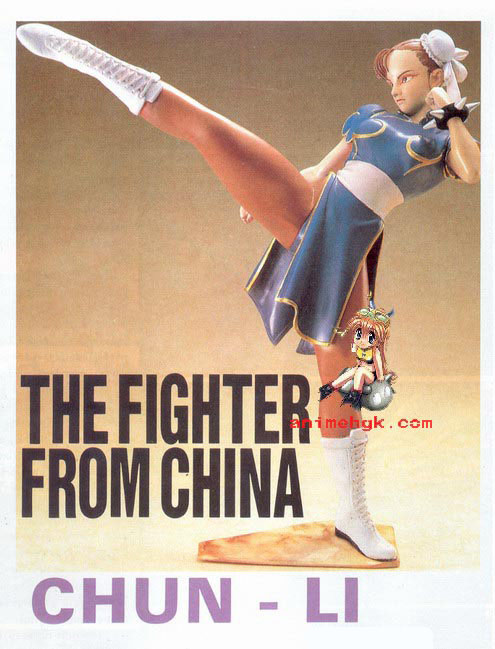 Street Fighter Chun li ชุน ลี 1/6 vinyl model figure ไวนิล โมเดล ฟิกเก ...