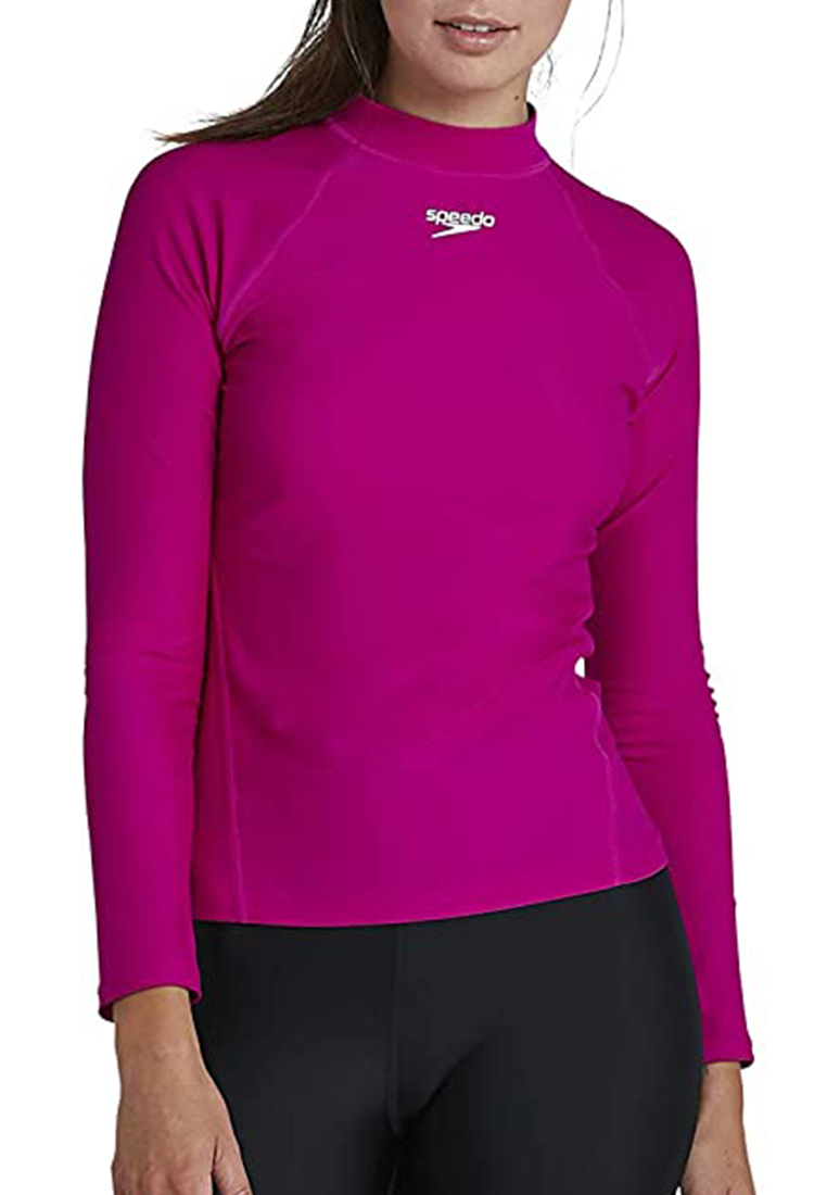 SPEEDO Essential Long Sleeve Rash Top เสื้อรัชการ์ดผู้หญิง ...