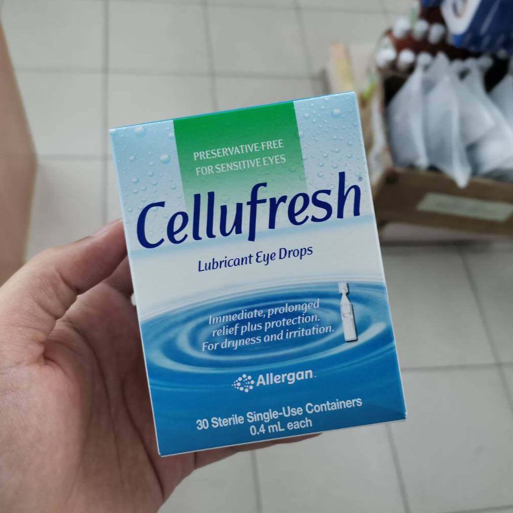 Cellufresh 30 หลอด , 15 , 3 มล น้ำตาเทียม เซลลูเฟรช แบบรายวัน ปราศจาก ...