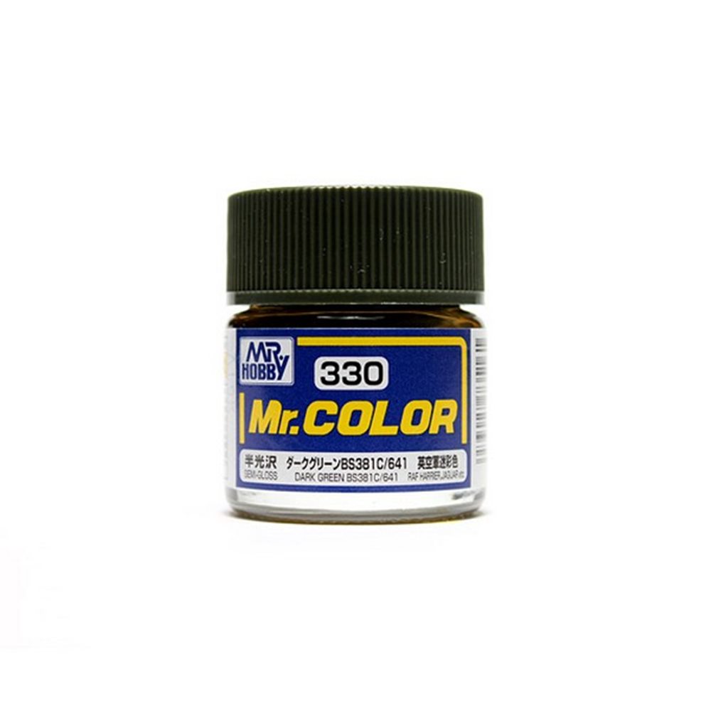 Mr.Color C330 Dark Green BS381C/641 Semi-Gloss (10ml) | Lazada.co.th
